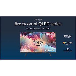 All-new Amazon Fire TV 50" Omni QLED Series 4K UHD smart TV, Dolby Vision IQ, Local Dimming, hands-free with Alexa