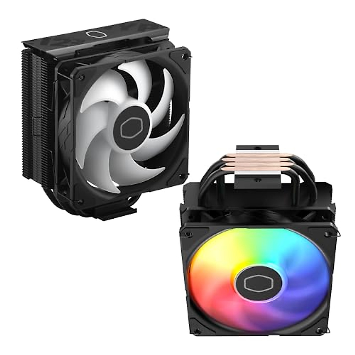 Cooler Master Hyper 212 Pro aRGB CPU Air Cooler, SickleFlow Edge 120 PWM Fan, Composite 4 Copper Heat Pipes, 152mm Tall, Sleek Top Cover, AMD Ryzen AM5|AM4, Intel LGA 1851|1700 Brackets