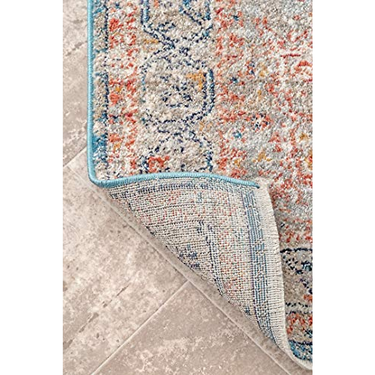 nuLOOM Chanda Persian Vintage Area Rug, 4' x 6', Blue