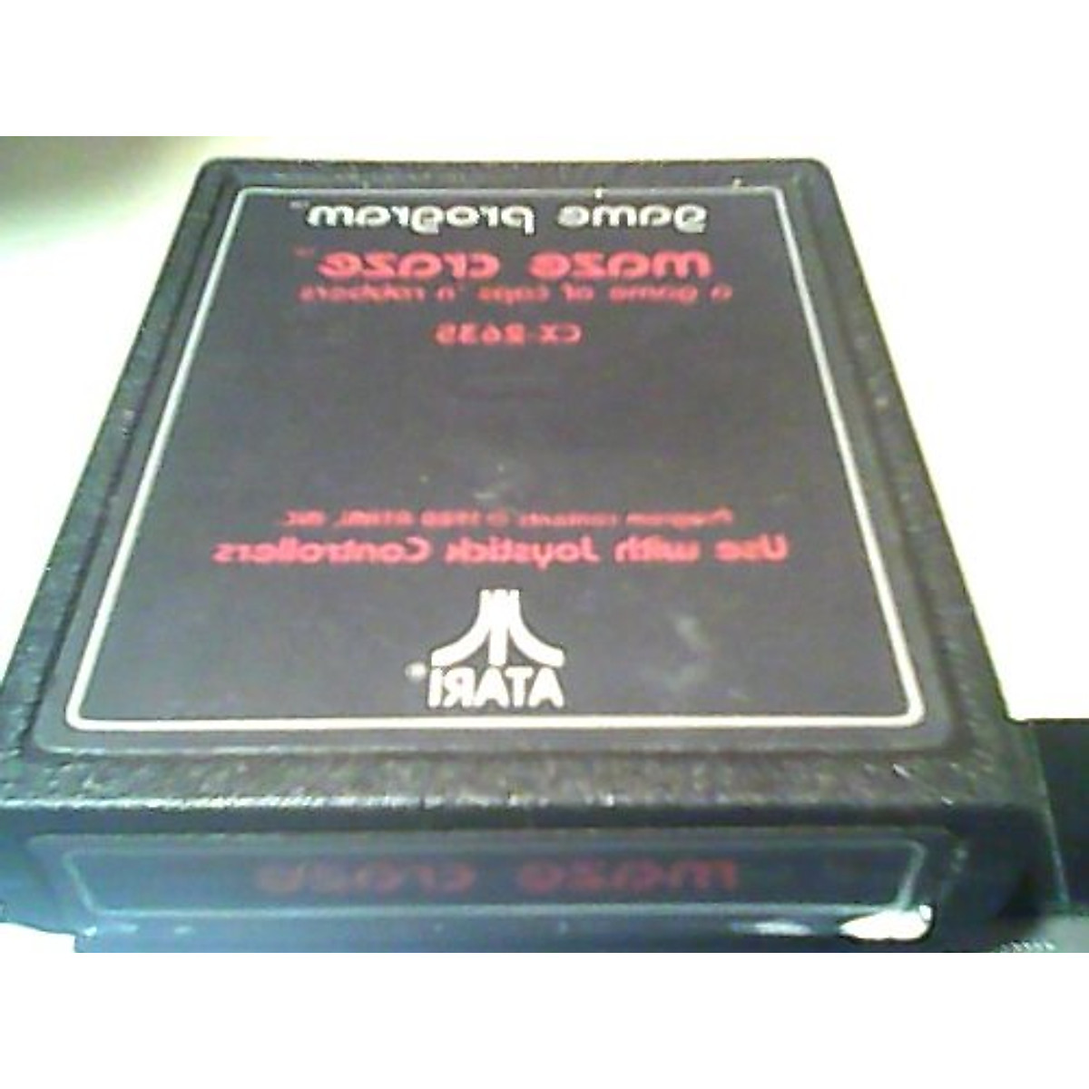 ATARI 2600 Sears game cartridge 1980 Maze Craze
