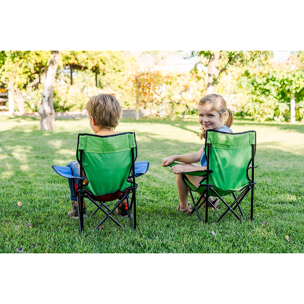 Pacific Play Tents Emerald Green Kids Super Folding Chair