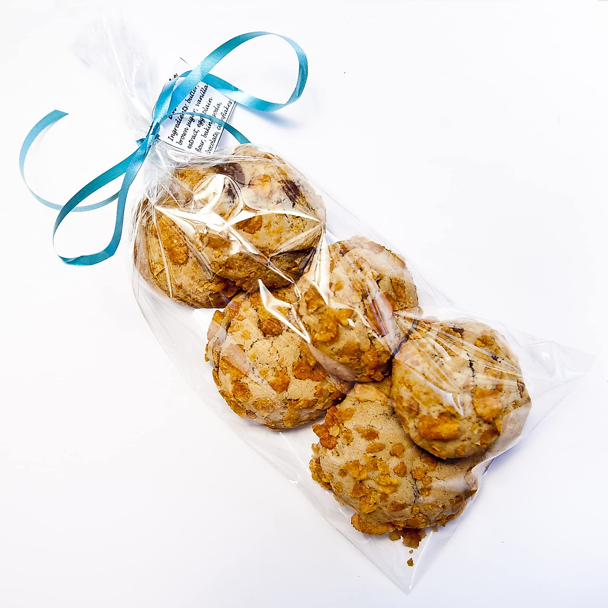 Morepack Cello Cellophane Treat Bags,200 PCS 7x13 Inches Clear Pastic Gift Bags with Twist Ties,Party Favor Bags