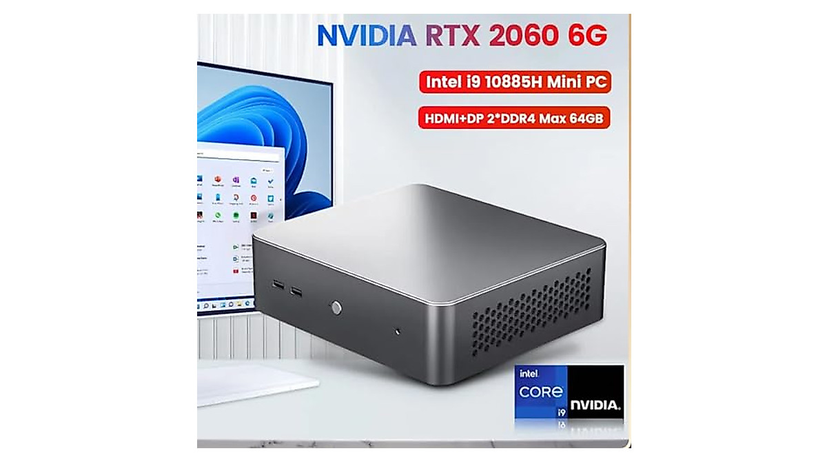 Mini Gaming PC with Intel i9 & RTX 2060 - High Performance