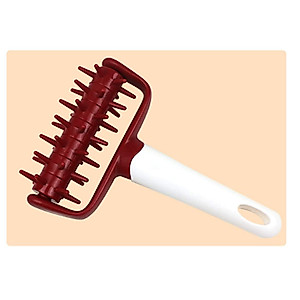 Pizza Dough Docker Docker Dough Bubble killer Time-Saver Pizza Dough Roller Docker Dough Blistering Killer (Red)