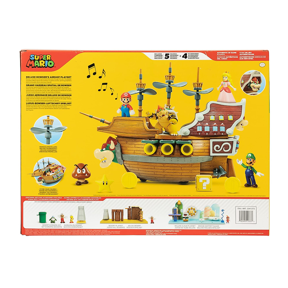 Nintendo Super Mario Deluxe Playset - Bowser Ship