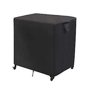 Jungda Outdoor Prep Cart Cover for Nuuk 20" x 30" Pizza Oven Table,Patio Grill Table Cover for Movable Dining Cart Table,Waterproof Outdoor Cart Cover - 34 X 22 X 32 Inch