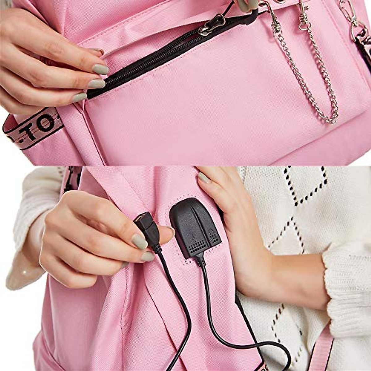 Adonisaon Riverdale South Side Serpents Backpack School Bag Laptop Backpack Teens Cool Zip Backpack Large Bag for Books Laptops