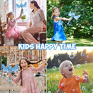 Bubble Machine for Kids, Automatic Electric Frozen Toys for Girls Princess Bubble Wand Maker Blower, Musical&Light Up Bubble Toys for Toddlers Outdoor, 3 4 5 6 7 8 Year Old Gifts