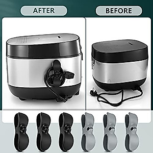 Cord Organizer for Appliances, 6-Pack Cord Wrapper, Cord Holder for Blender, Coffee Maker, Toaster, Rice Cooker, Air Fryer, Hair Dryer.