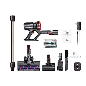 Monoprice 140372 Upright Vacuums, Black