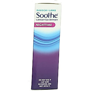 Bausch & Lomb Soothe Lubricant Eye Ointment Night Time 3.50 g (Pack of 3)