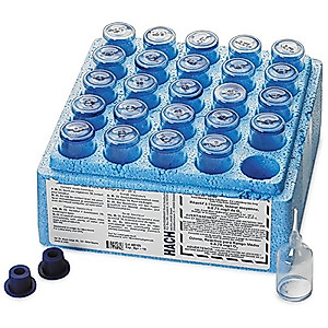 Hach 2517025 Ozone AccuVac® Ampules, MR, (Pack of 25)