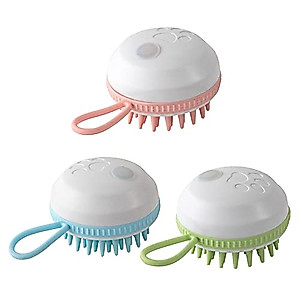 INGVY Dry Brushing Body Brush Body Scrubber with Hanging Hole & Shower Gel Hole Bath Shower Scrubber for Women (Color : Sky Blue)