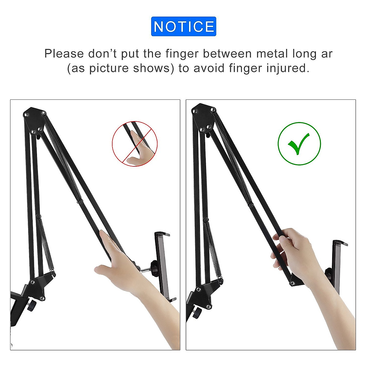 Tablet Arm Mount Stand Holder, Nintendo Switch Stand with Sturdy Aluminum Arm for iPad,iPad air,iphoneX,iphone 8/7,Samsung Galaxy