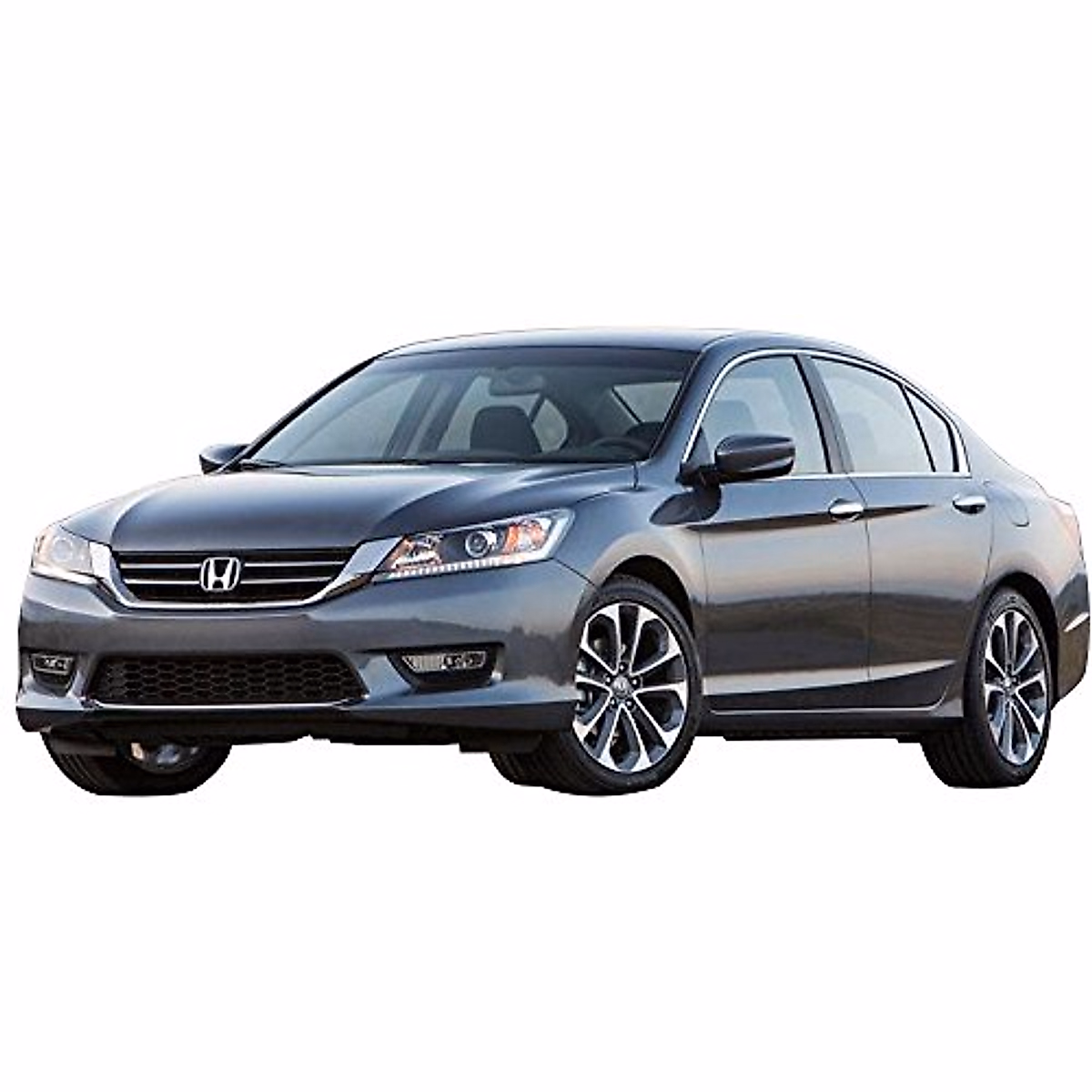 Floor Mats Compatible With 2013-2017 Honda Accord Sedan, Factory Fitment Carpet Front & Rear Black 4PC Nylon by IKON MOTORSPORTS, 2014 2015 2016