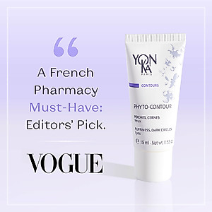Yon-Ka Phyto-Contour Eye Cream (15 ml) Anti-Aging Under Eye Cream for Dark Circles and Puffiness, Tone and Firm with Vitamin E and Aloe Vera, Paraben-Free