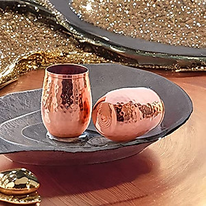 2activelife Mule Copper Design Pure Copper Tumbler Drinking Water with Copper Cups Tumblers use for Home, Office, Hotel, Travel and Gifting - Set of 2 (8.45 Oz)