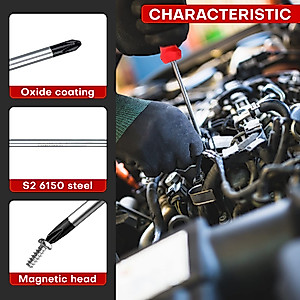 YY 8-Piece Assorted Screwdriver Set (PH #1 X 3", PH #2 X 4", 3/16" X 4", 1/4" X 4", 5/16" X 6")