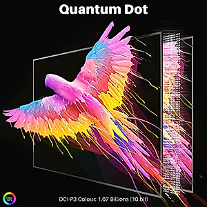 SYLVOX Outdoor TV, 4K QLED Outdoor TV 55 inch 2000 Nits Full Sun, Outdoor Smart Television with Voice Control & Chromecast Built-in, IP55 Weatherproof TV for Outside (Pool Pro QLED Series)