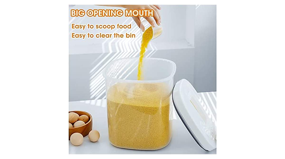 TBMax Large Airtight Rice & Flour Storage Container | 20 lbs