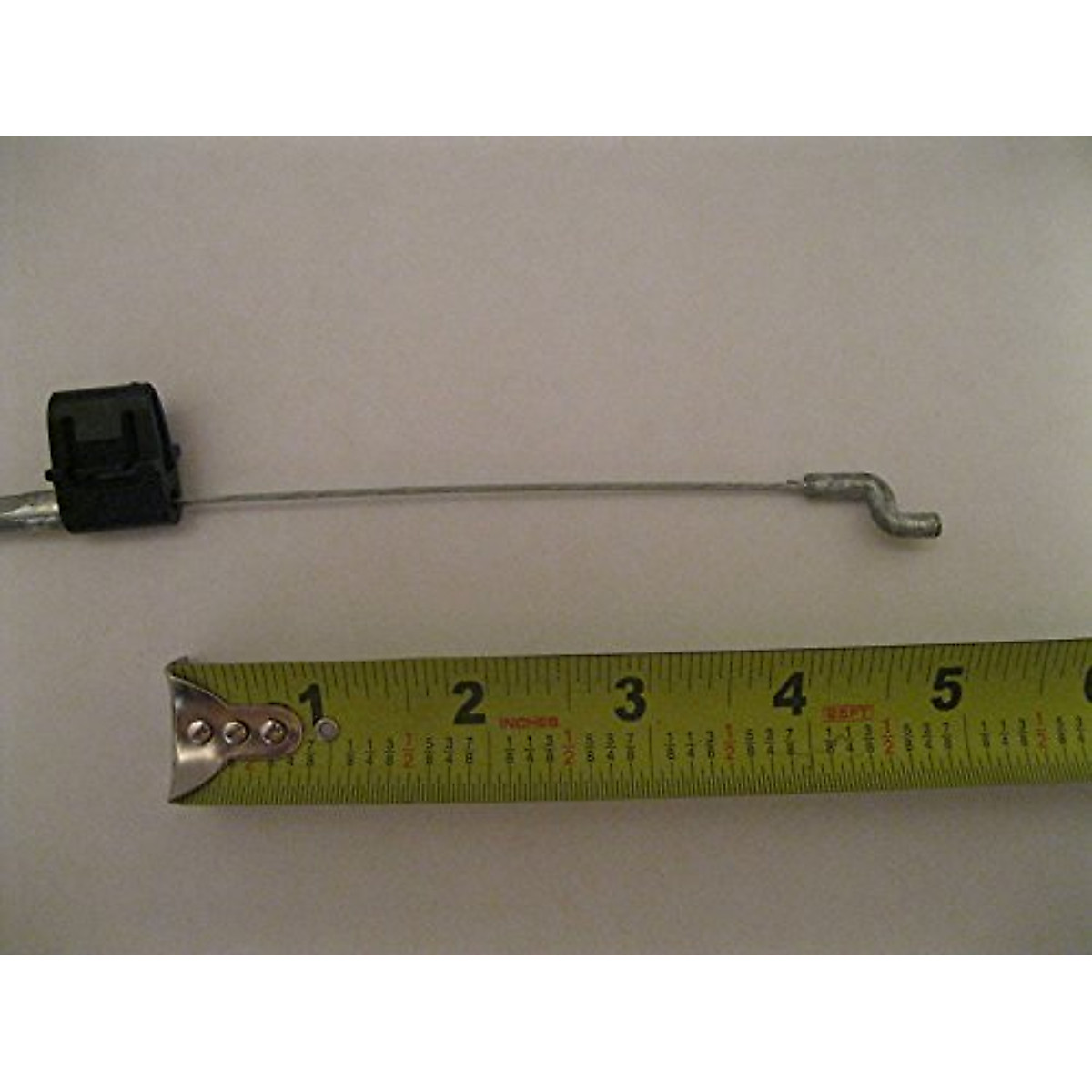 Recliner Repair Parts: Recliner Pull Handle Cable Release 4 1/2 Inch Black Oval with S Tip