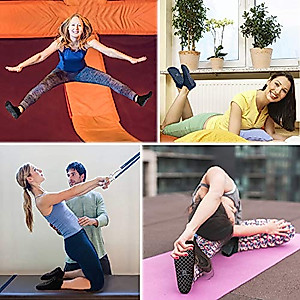 unenow Unisex Non Slip Socks with Grips Cushion for Yoga Pilates Barre Home & Hospital