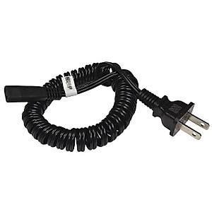 HQRP AC Power Cord Works with Philips Norelco 6945XL 6948XL 725RL 885RX HP1311 HP1605 HQ4821 HP1615 835RX Shaver Lead Mains Cable + HQRP Cleaning Brush