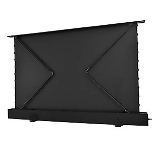 IULJH 4K 16:9 Electric Motorized Floor Rising Projector Projection Screen Black Crystal ALR Screen for Long Throw Projector (Size : 106 inch)