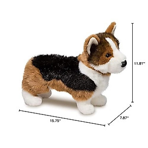 Douglas Kirby Tri-Colored Corgi Dog Plush Stuffed Animal