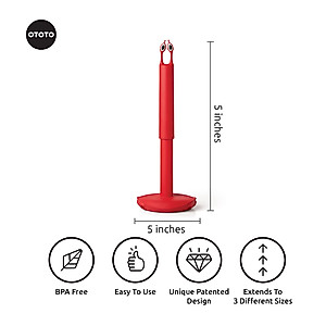 OTOTO Crab N' Roll Paper Towel Holder Countertop Paper Towel Holders - Paper Towels Holder, Paper Towel Holder Stand, Paper Towel Stand - Kitchen Paper Towels Holder, Standing Paper Towel Roll Holder