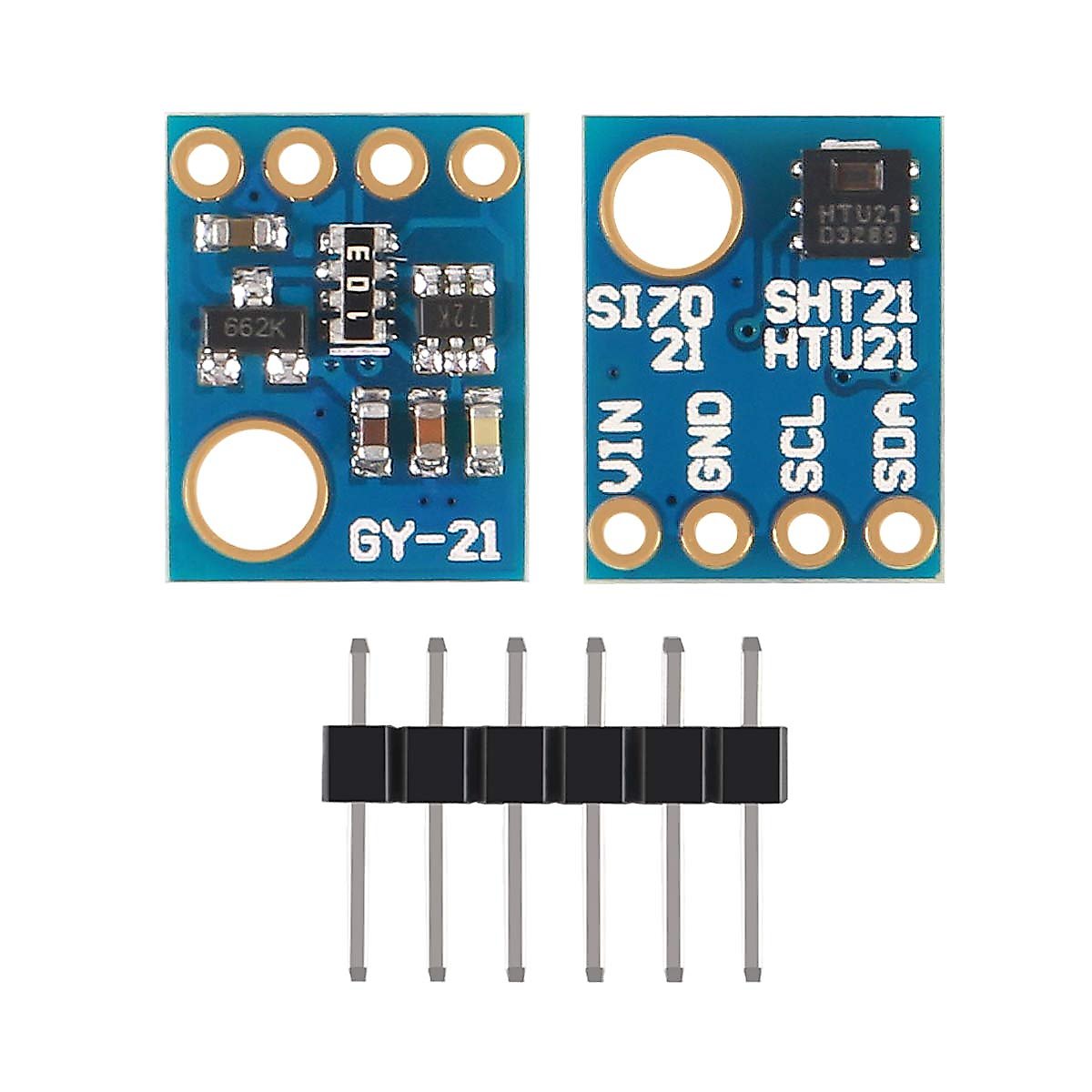 ACEIRMC 4pcs Si7021 GY-21 SHT21 HTU21 Digital Humidity Temperature Sensor Module Replace SHT11 SHT15