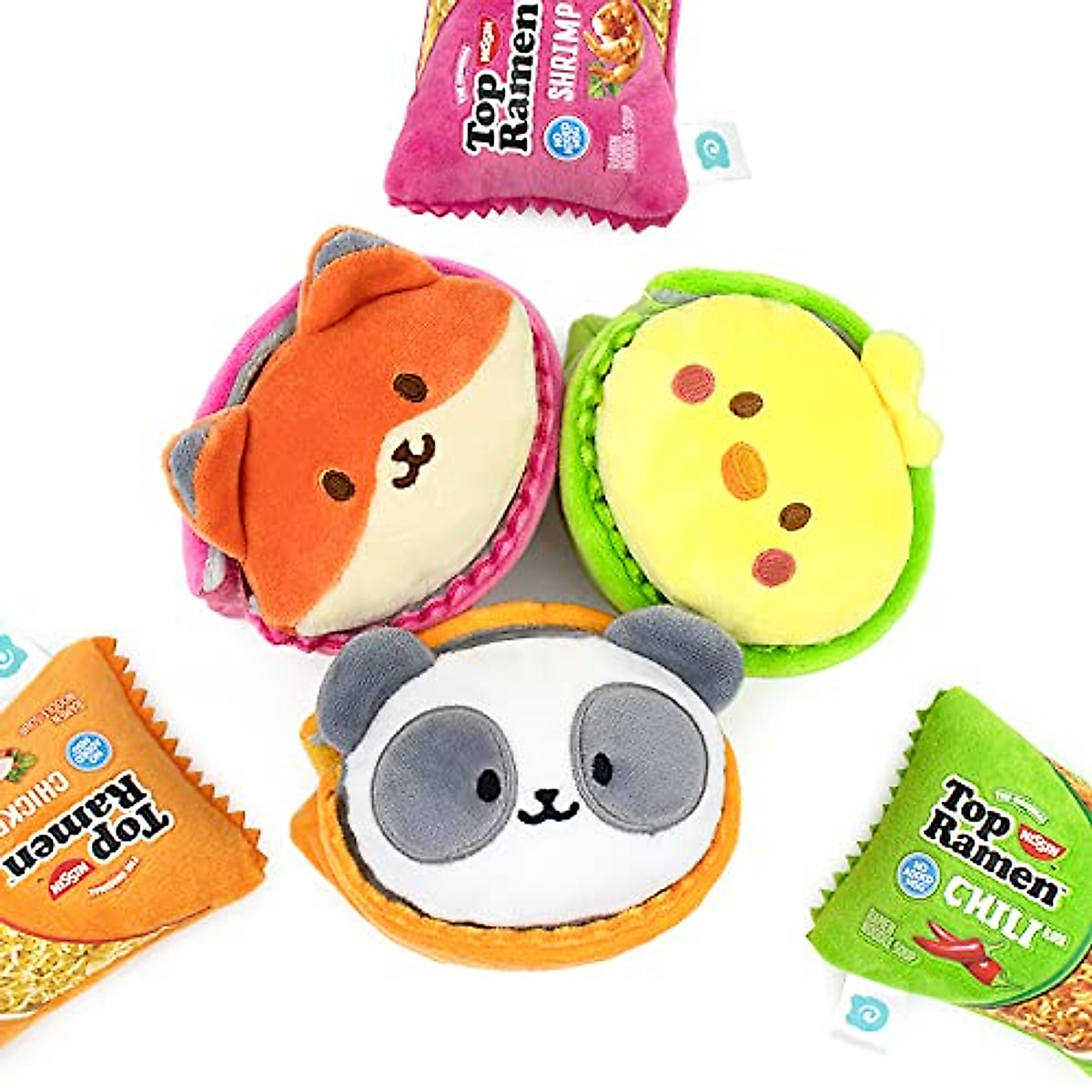 Anirollz x Nissin Top Ramen Cute Panda Character Squishy Stuffed Animal Plush Toy - Small (Pandaroll)