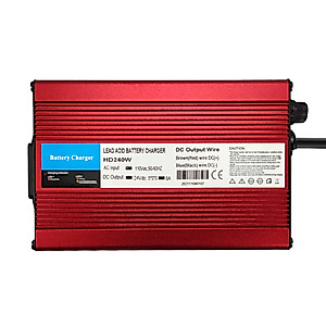hogardsujia 24V 8A Battery Charger with XLR Connector Power Supply for 1450, M51, Sunrise Medical