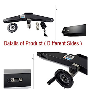 CNYST Rope Tension Meter Gauge Dynamometer Wire Tensiometer Maximum Load Value 100KN