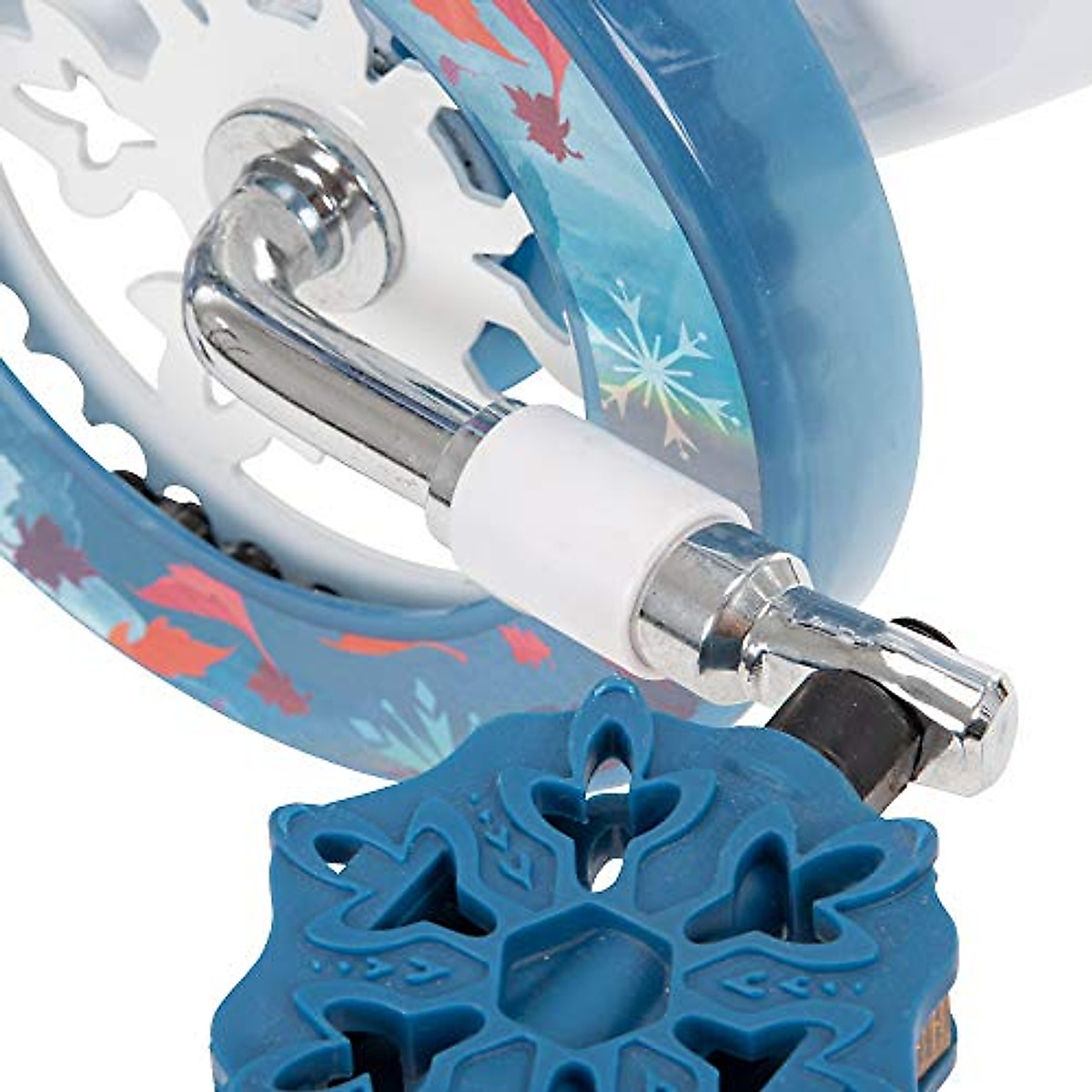 Huffy Frozen 2 Kid Bike, Training Wheels, Streamers & Basket Included, 12 inch