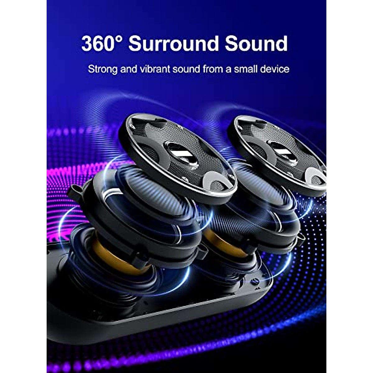 Nylavee Computer Speakers, PC Sound bar for Desktop, HiFi Stereo Soundbar, Large Speaker Drivers, 3.5mm Aux-in Connection, USB Powered Mini Speaker Soundbar for Desktop Monitor, PC, Laptop, Tablets