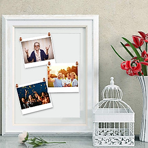 120 Pcs Wood Push Pins, Walnut, Standard, Wooden Thumb Tacks Decorative for Cork Boards Map Photos Calendar and Home Office Craft Projects with Box