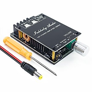 200W Bluetooth 5.0 Amplifier Board TPA3116D2 100W+100W Stereo Dual Channel Amp Board Audio Receiver for Home DIY Speakers