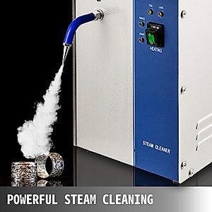 VEVOR Jewelry Steam Cleaner 2L Jewelry Cleaner Machine 1300W Jet Jewelry Steam Cleaner 110V 4 KG Silver & Gold Steam Cleaner Goldsmith Equipment For Gold Sliver Jewelry(110V)