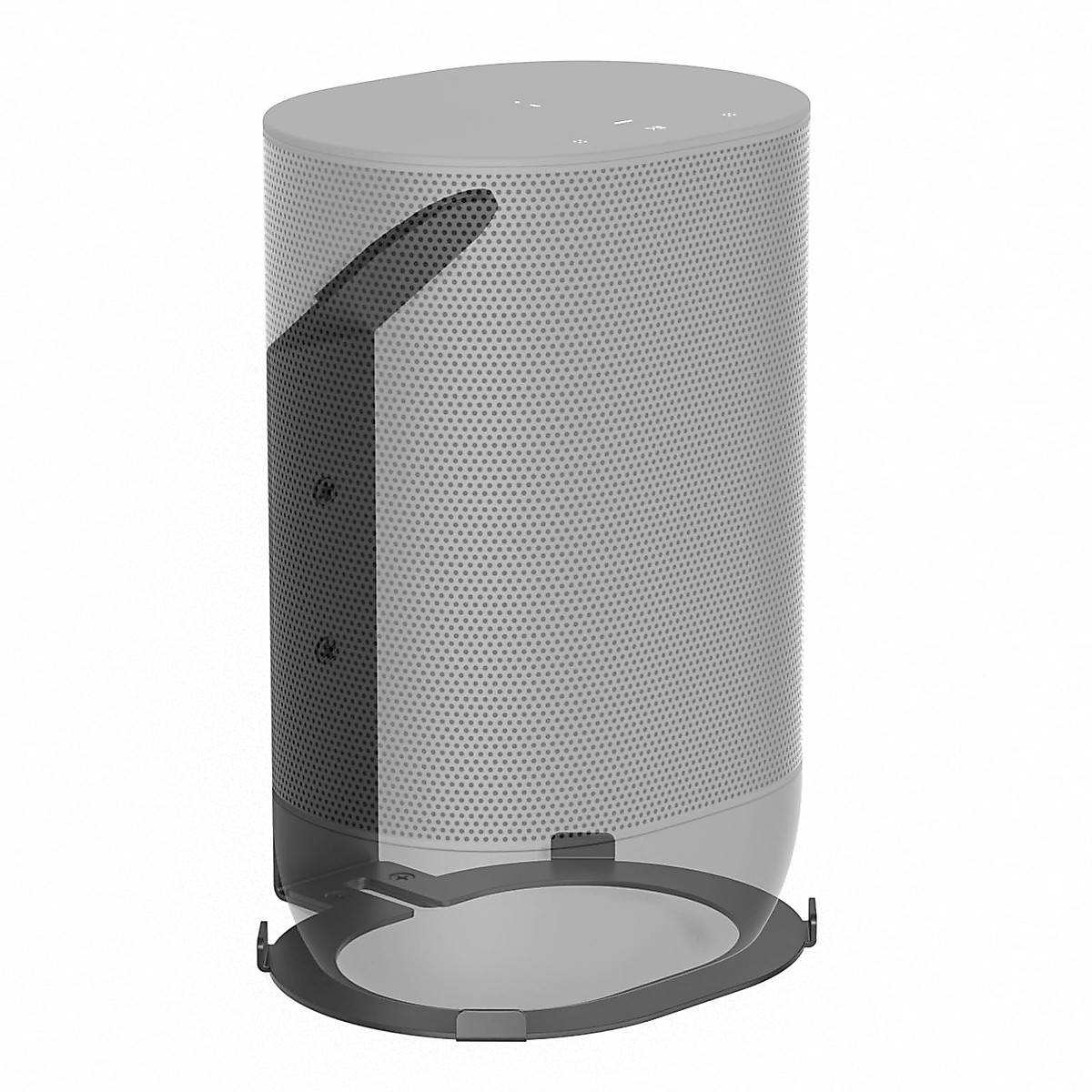 Yibracki Heavy-Duty Wall Mount Bracket for Sonos Move 2 and Move Mount Indoor/Outdoor Easy to Install Speaker Mount, Black