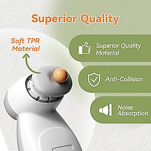 SAFELON 4 PCS Baby Safety Automatic Door Stopper, Automatic Door Finger Guards for Kids, Automatic Anti-Pinch Door Stopper, No Drilling& Tools, Easy to Install and Use