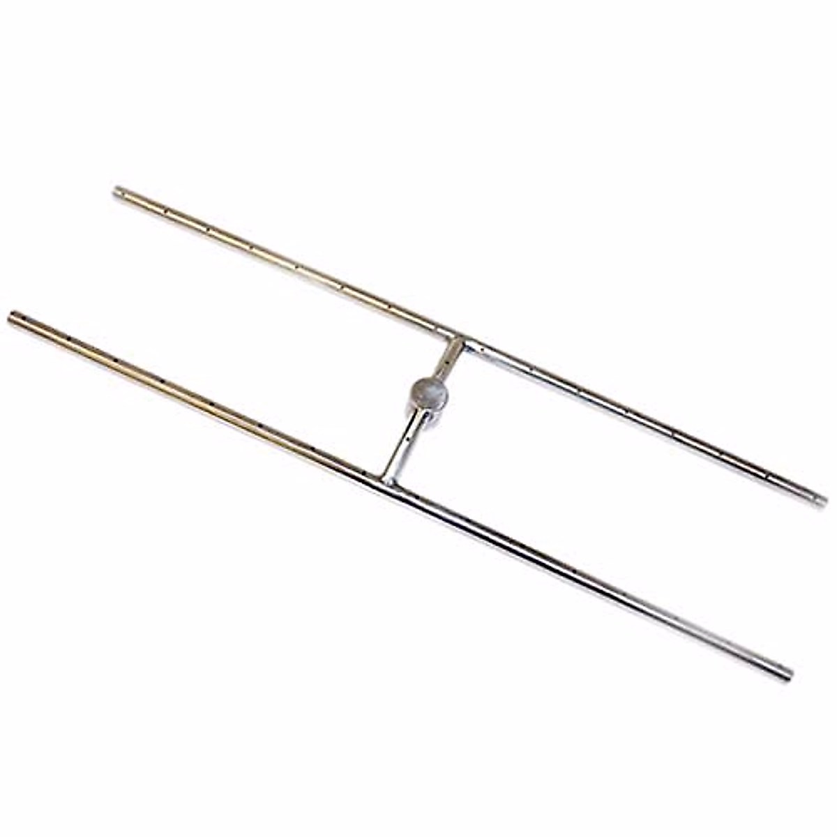 Hearth Products Controls (HPC) Rectangle Stainless Steel Fire Pit H-Burner (HBSB24-NG), 24x6-Inch, Natural Gas