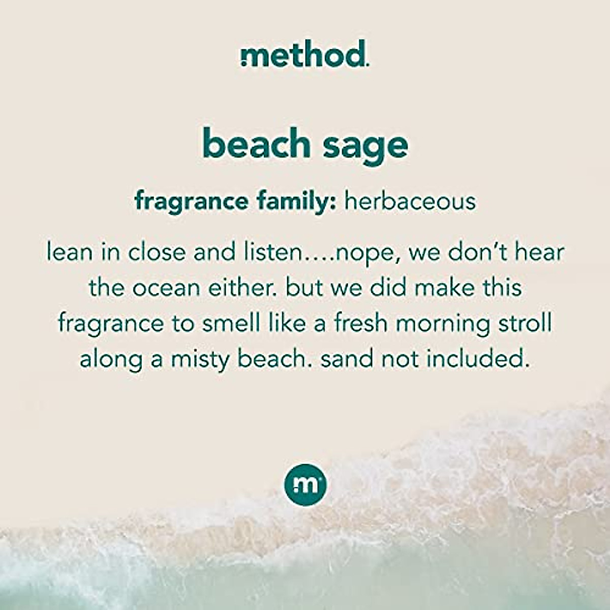 Method Fabric Softener, Beach Sage, 45 loads, Reduces Static Cling, 53.5 Ounces (Pack of 4)