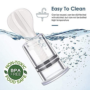 XR 2 x Nipple Corrector Cups - Nipple Inverted, Flat and Shy Nipples, Used for Breastfeeding or Women Twist & Pull Breast Pump - Made Without BPA (Black, 1.5 Inch) (NCC-WTBK-2)