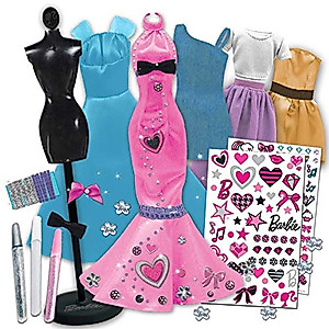 Barbie Be a Fashion Designer Doll Dress Up Kit, 5 Outfits