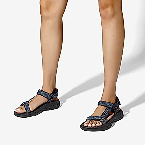 DREAM PAIRS Beach Sandals For Women, Open Toe Anti-skidding Outdoor Sport Hiking Sandals, Comfortable Athletic Water Shoes With Adjustable Hook And Loop Strap, Royal Blue, Size 10, Sdsa2321W