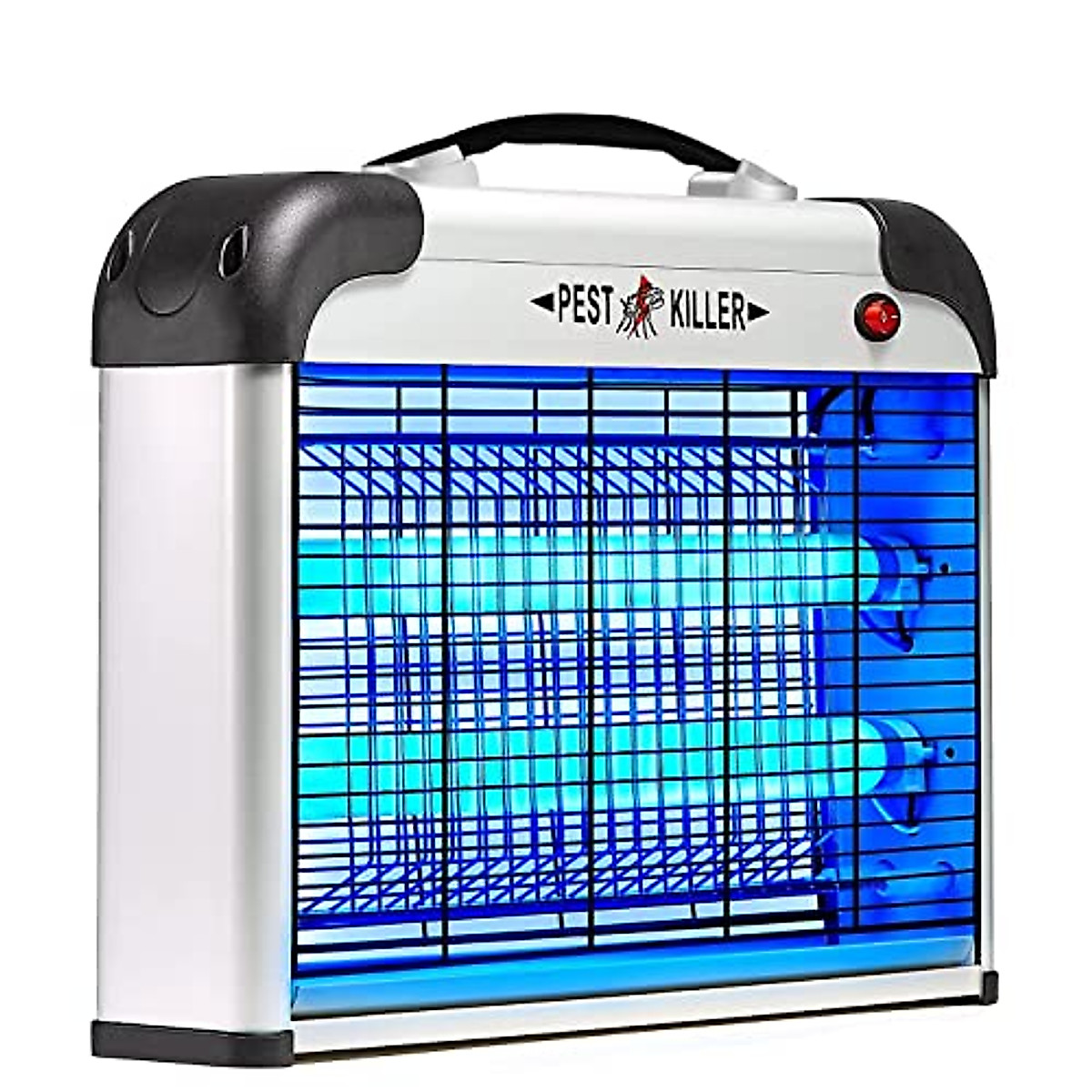 Bug Zapper Indoor, 2800V Powerful Flying Insect Mosquito Killer w/ 20W Blue Light Attract, Plug-in Pest Control Machine for Moth, Fruit Fly, Fungus Gnat, Garage Bug Catcher