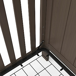 Child Craft Calder 4-in-1 Convertible Crib, Baby Crib Converts to Day Bed, Toddler Bed and Full Size Bed, 3 Adjustable Mattress Positions, Non-Toxic, Baby Safe Finish (Brushed Truffle)