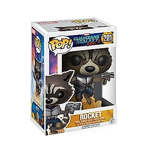 Funko POP Movies: Guardians of The Galaxy 2 Flying Rocket Toy Figure