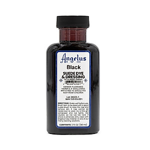 Angelus Suede Dye, 3 oz, Black